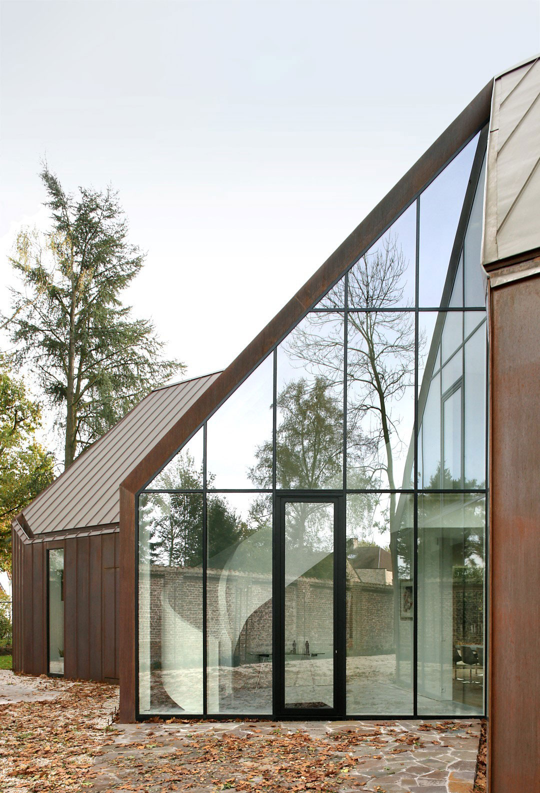 A Stylish Modern Copper-Clad House with Stunning Views in Destelbergen ...