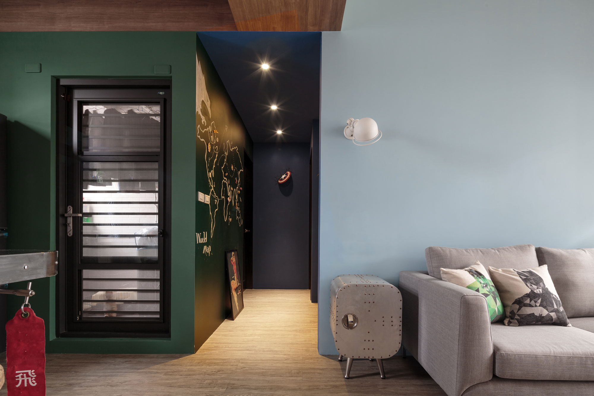 An Elegant Marvel Heroes Themed House with Comfortable and Industrial ...